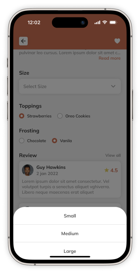 Online Bakery Store App Template in React Native | FDBakery by ...