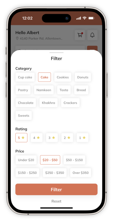 Online Bakery Store App Template in React Native | FDBakery by ...