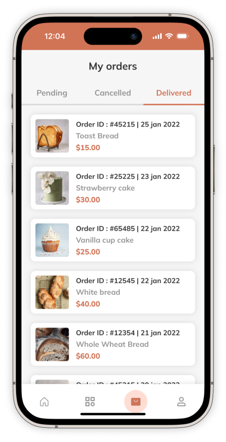 Online Bakery Store App Template in React Native | FDBakery by ...