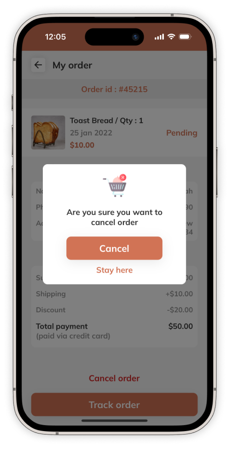 Online Bakery Store App Template in React Native | FDBakery by pixelnestlabs