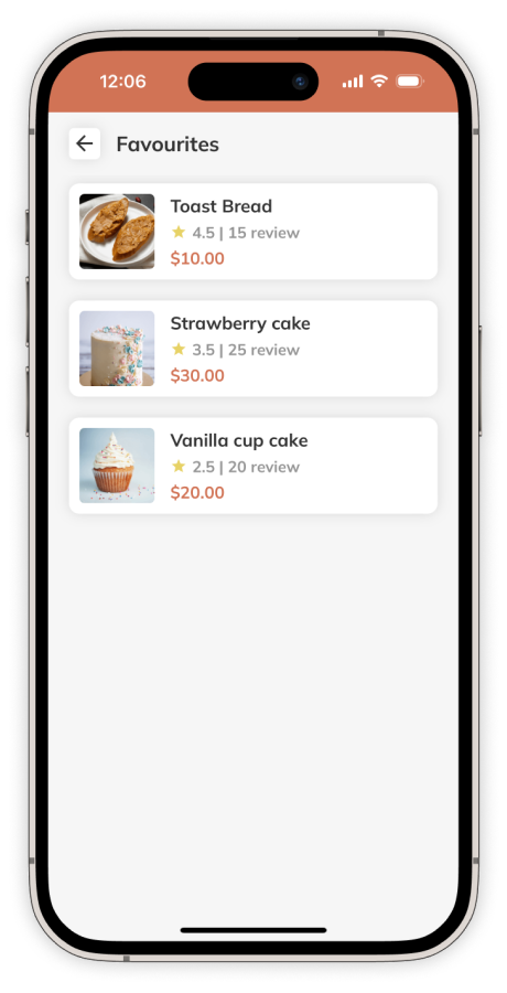 Online Bakery Store App Template in React Native | FDBakery by ...