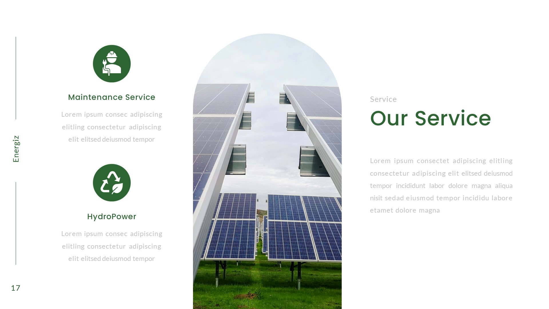 Energiz – Solar Energy Google Slides Template, Presentation Templates