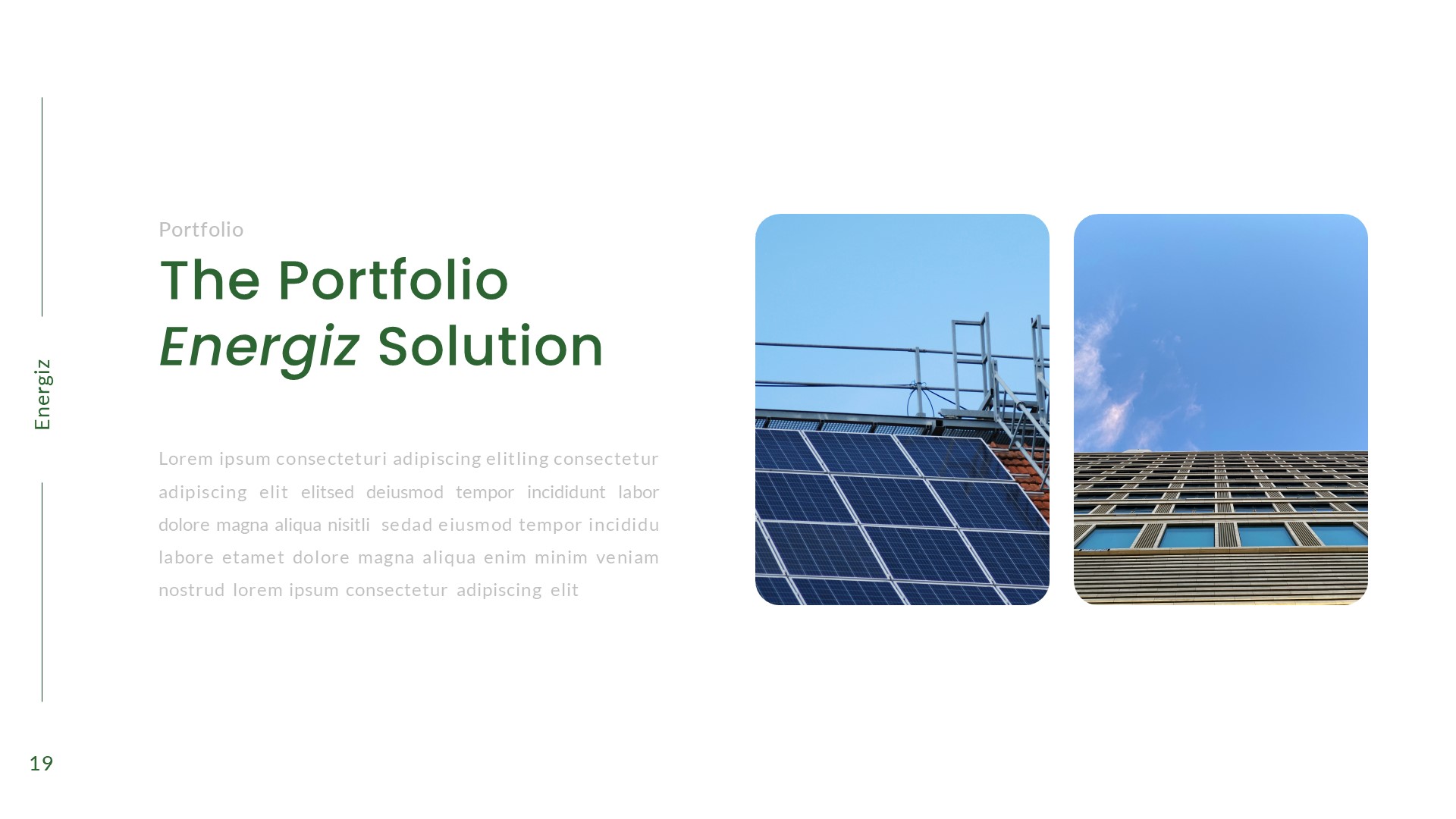 Energiz – Solar Energy Google Slides Template, Presentation Templates