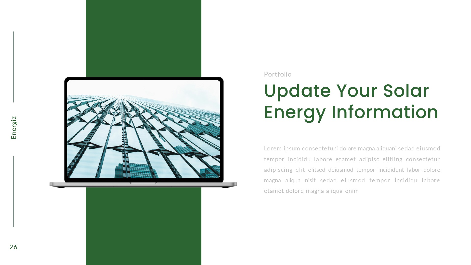 Energiz – Solar Energy Google Slides Template, Presentation Templates