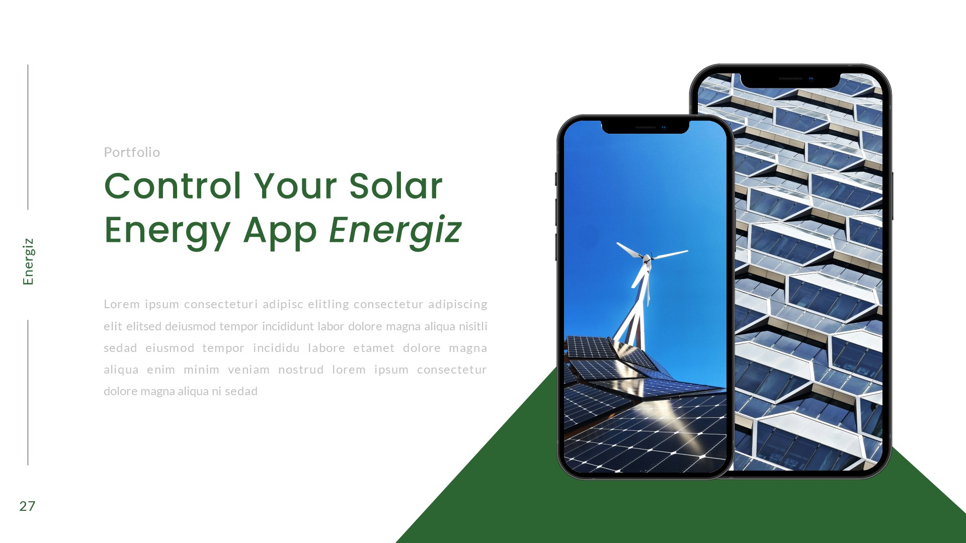 Energiz – Solar Energy Google Slides Template, Presentation Templates