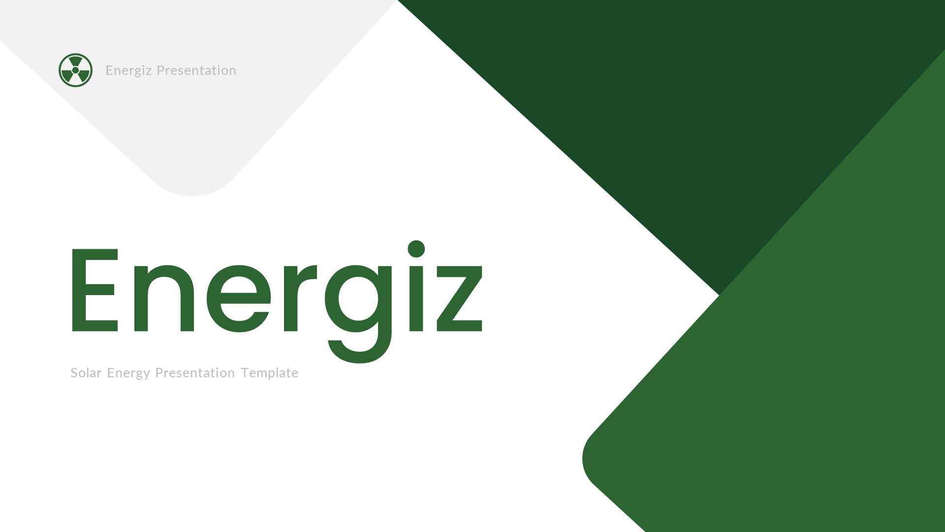 Energiz – Solar Energy PowerPoint Template, Presentation Templates
