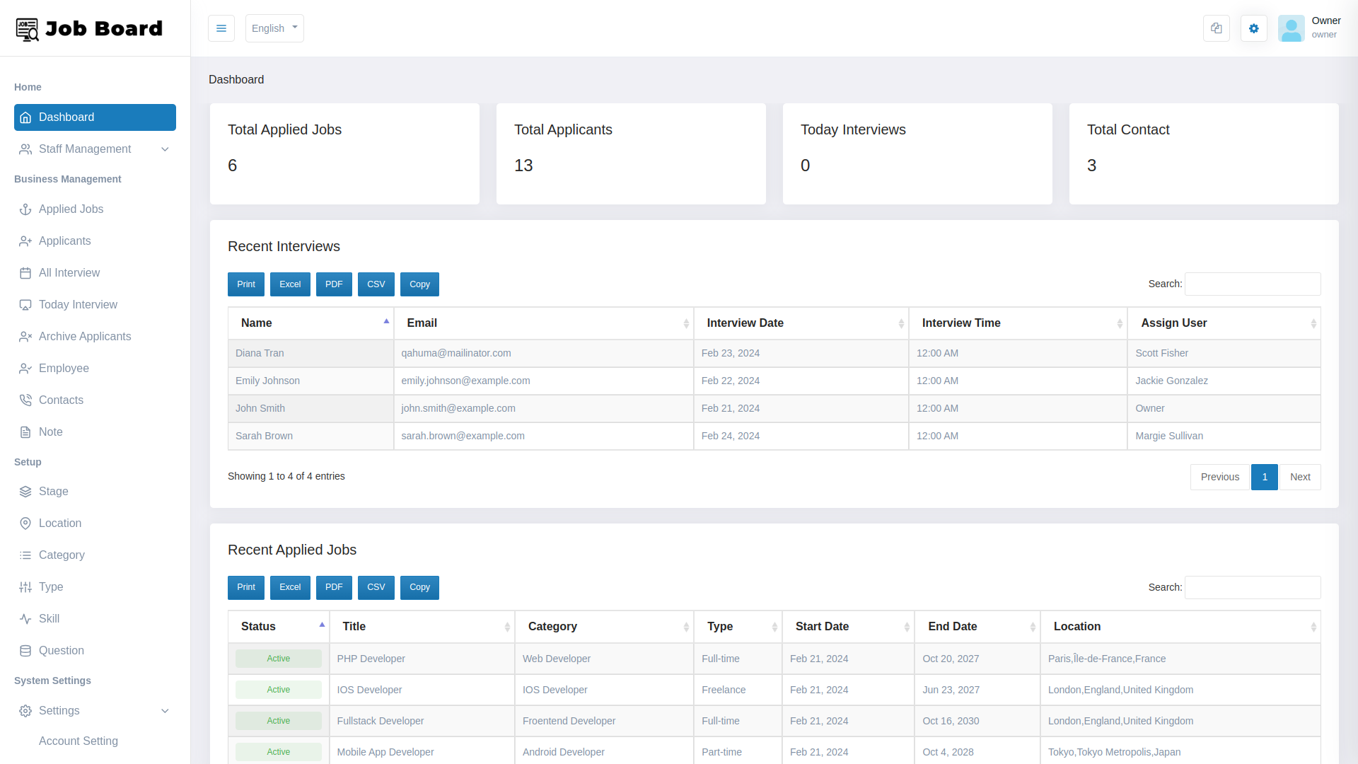Job Board - Job Portal Management System by smartwebinfotech | CodeCanyon