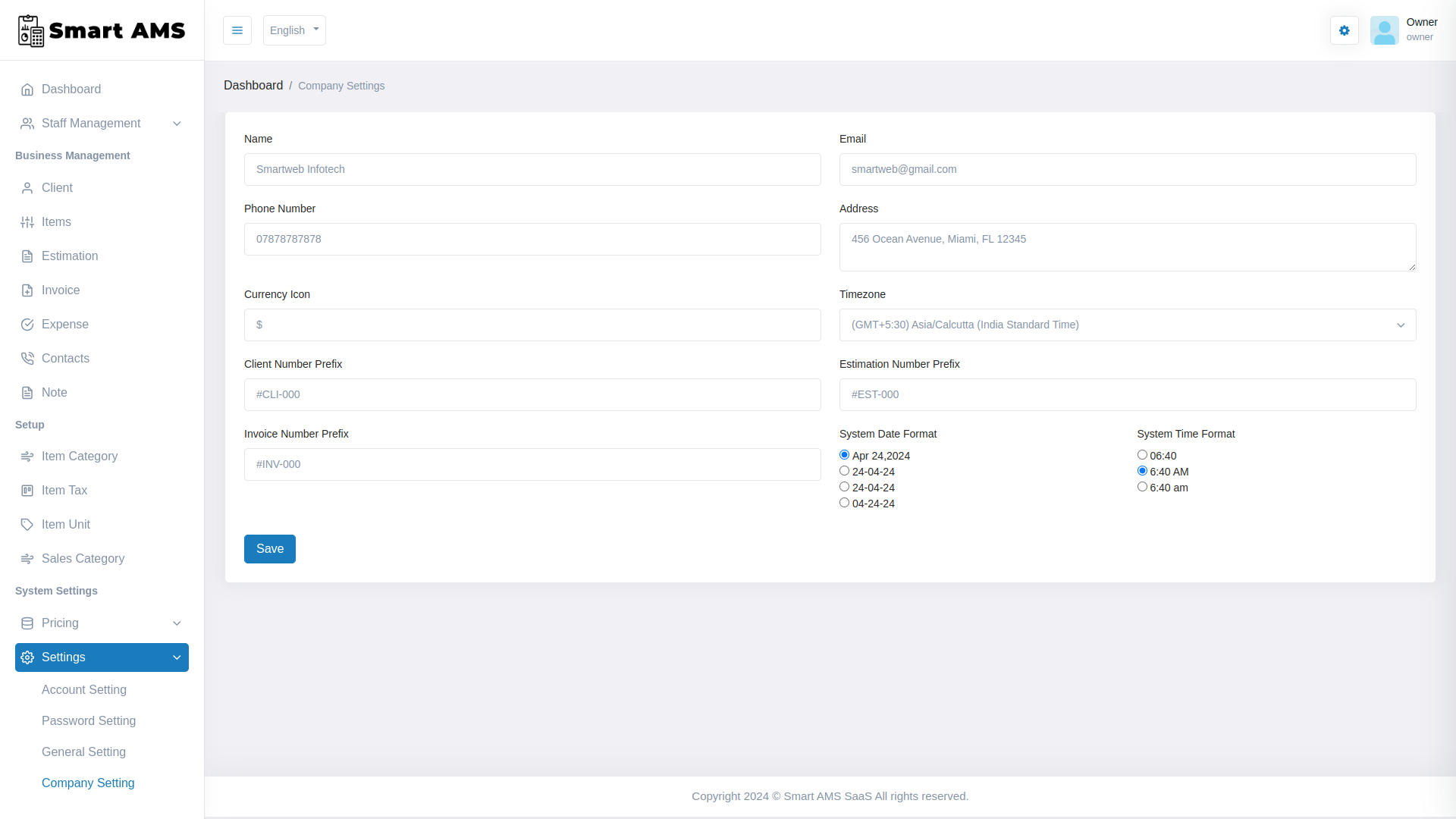 Smart AMS SaaS - Accounting Management System by smartwebinfotech ...