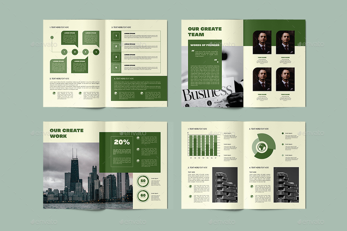 Company Profile Template, Print Templates | GraphicRiver
