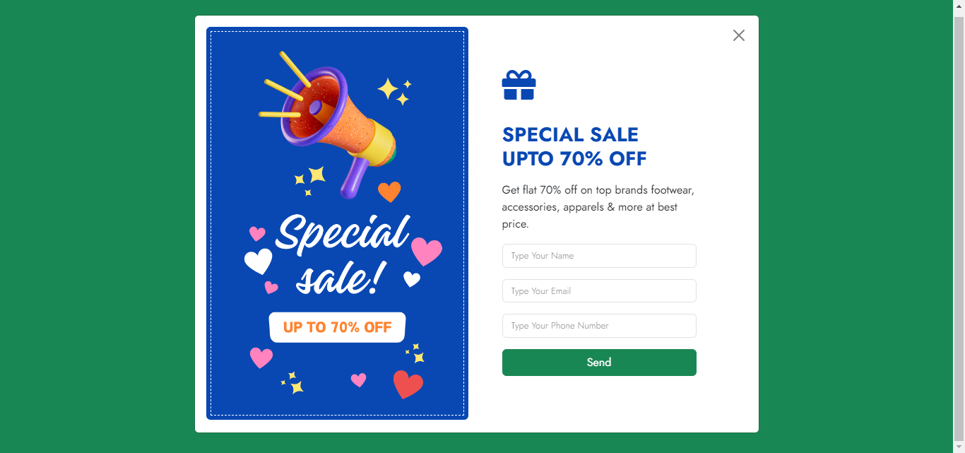 Special - Bootstrap Popup Modal by Designcollection | CodeCanyon