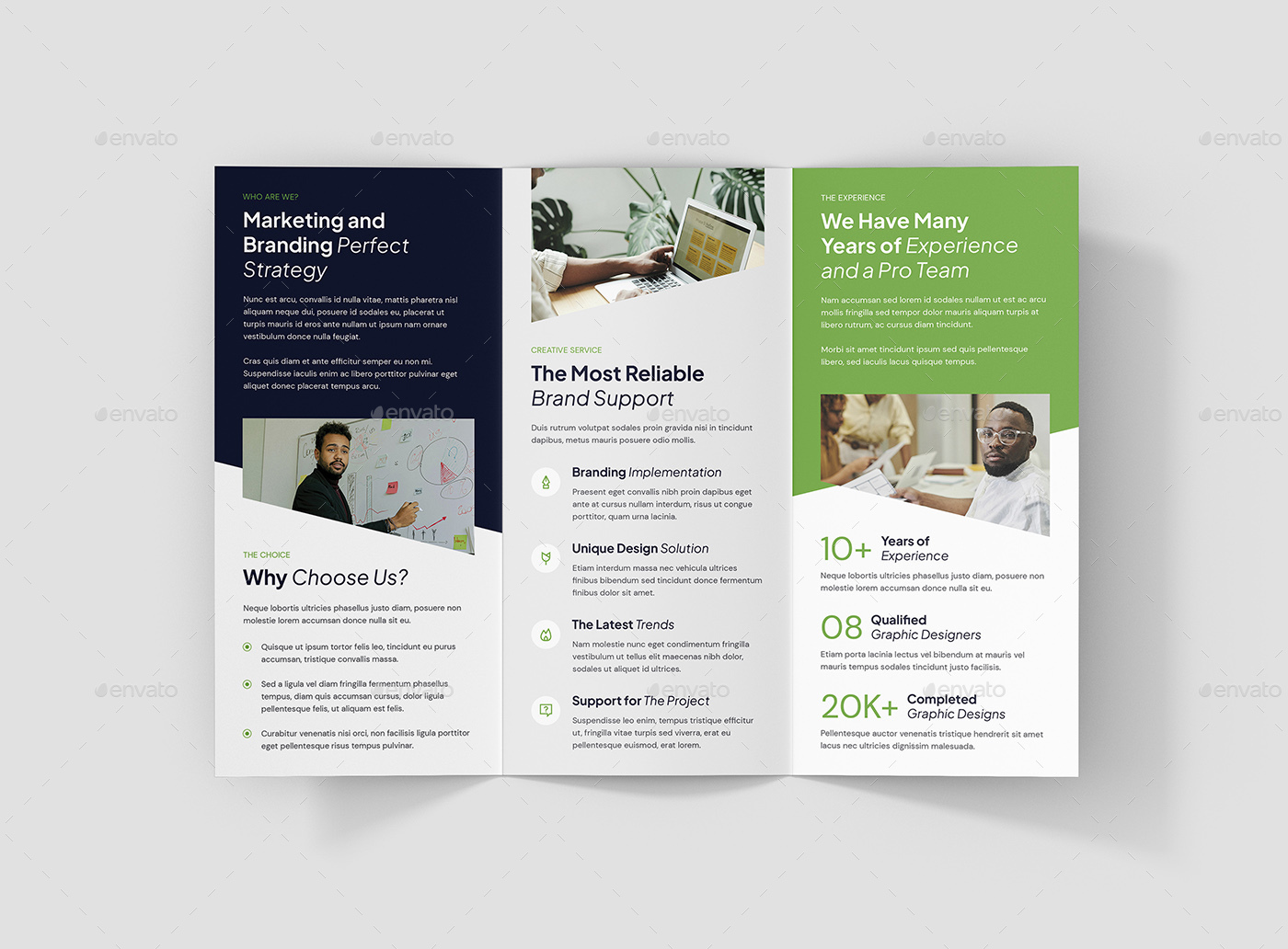 Web Studio Brochure Tri-Fold Template, Print Templates | GraphicRiver