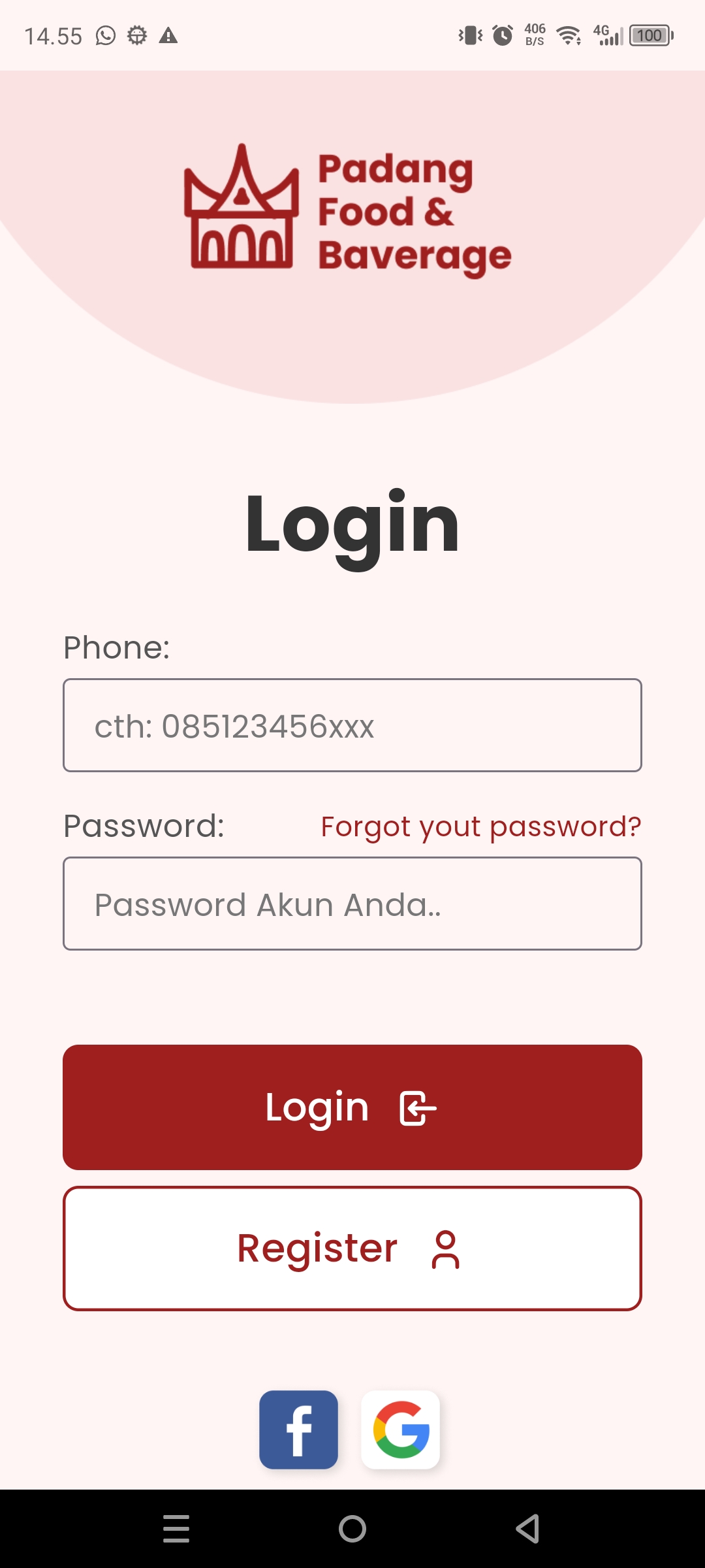 Padang Food App | Flutter Android iOS UI Kit Template by lazyntaxUI