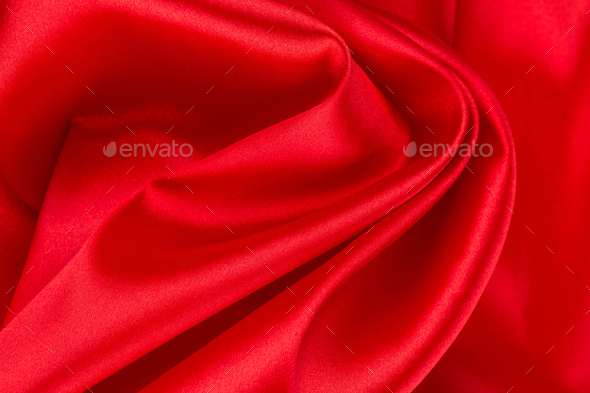 Red silk drapery Stock Photo by indigolotos | PhotoDune