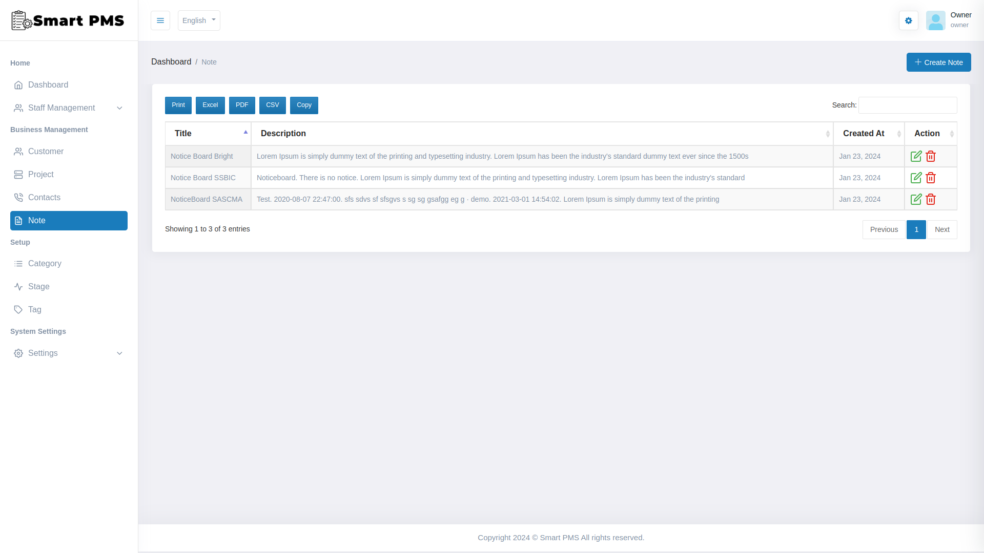 Smart PMS - Project Managment System by smartwebinfotech | CodeCanyon