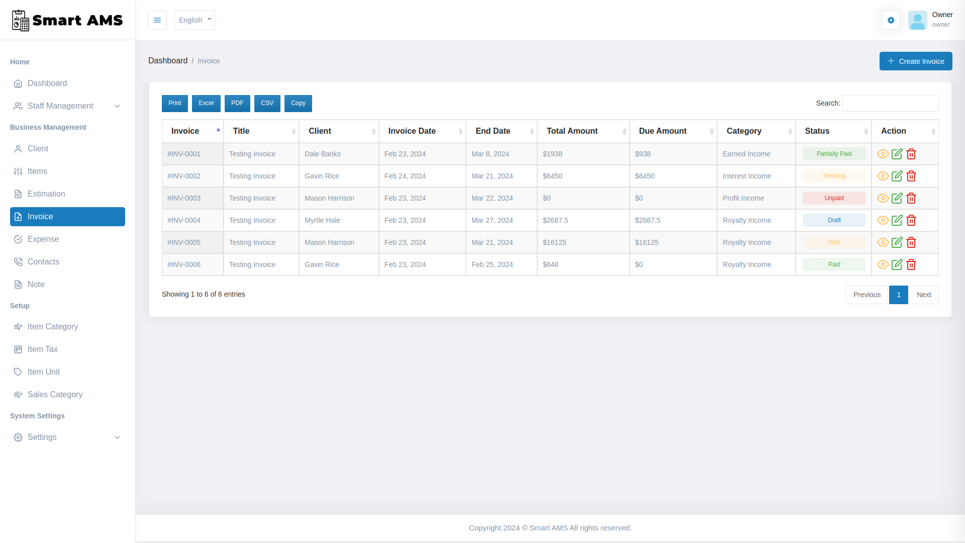 Smart AMS - Accounting Management System by smartwebinfotech | CodeCanyon