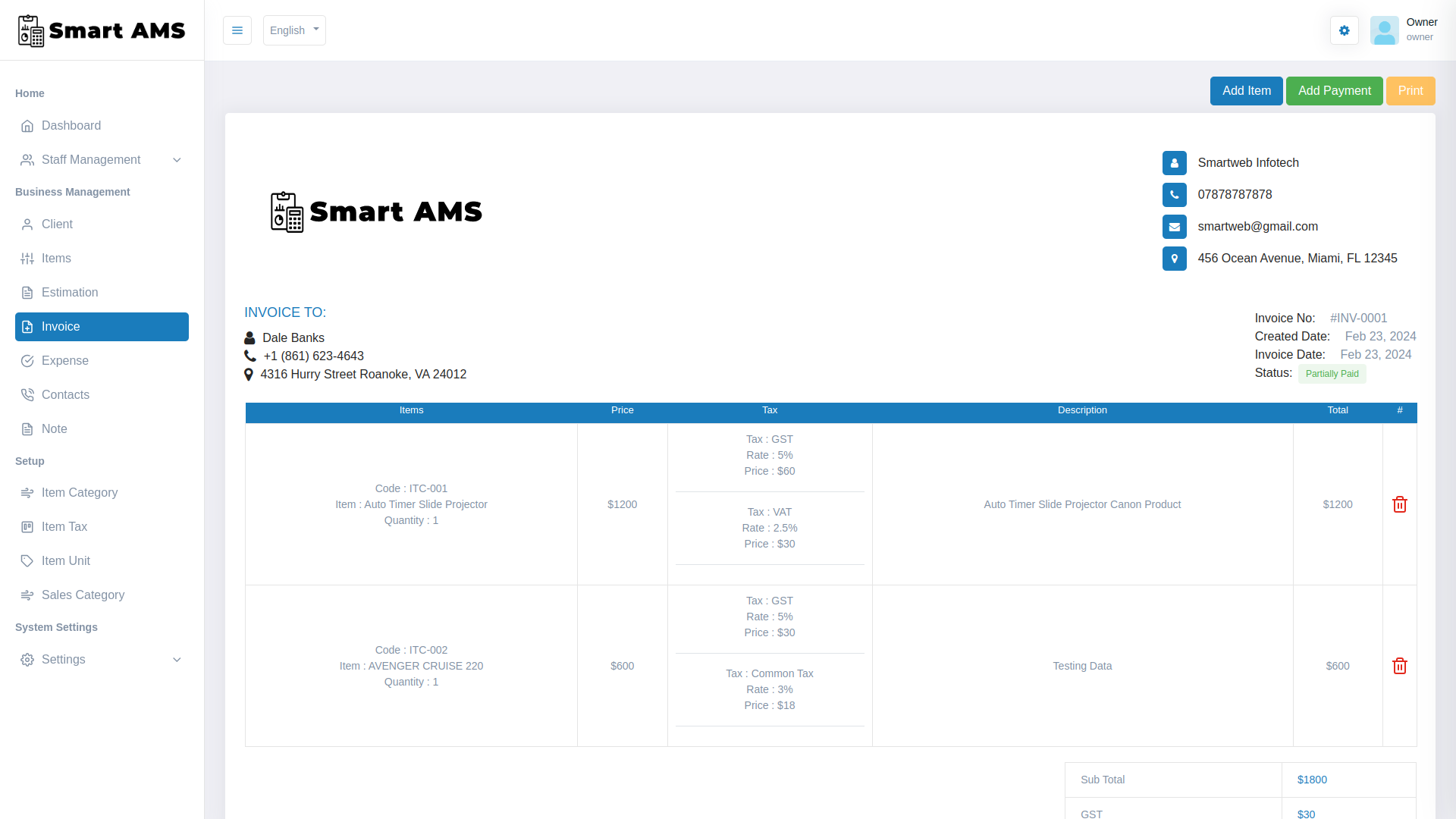 Smart AMS - Accounting Management System by smartwebinfotech | CodeCanyon