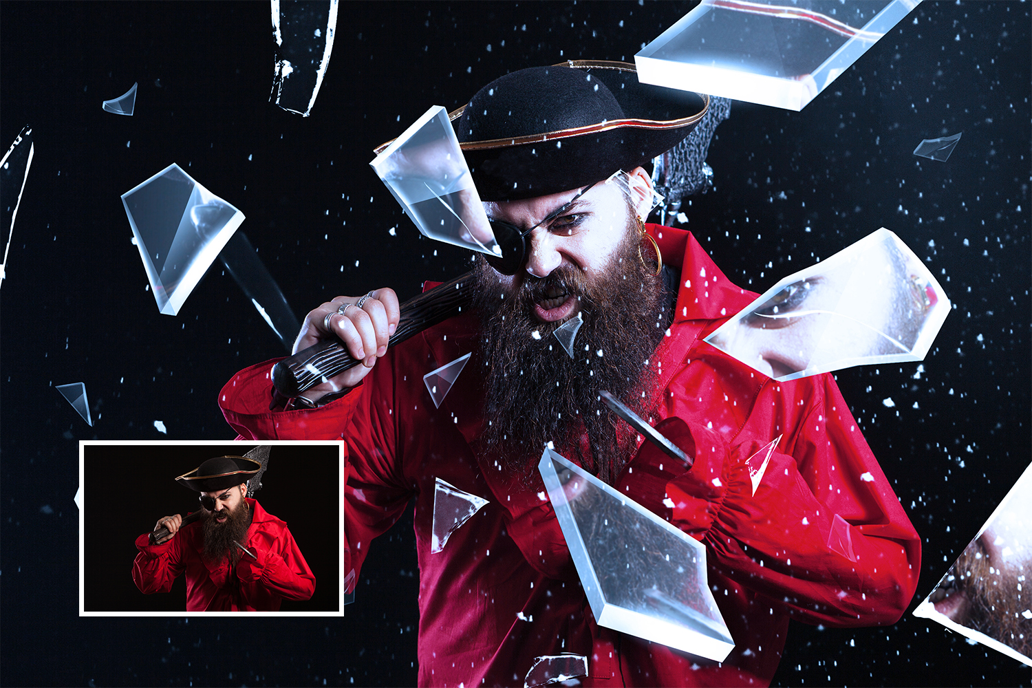 Broken Glass Photo Effect, Add-ons | GraphicRiver