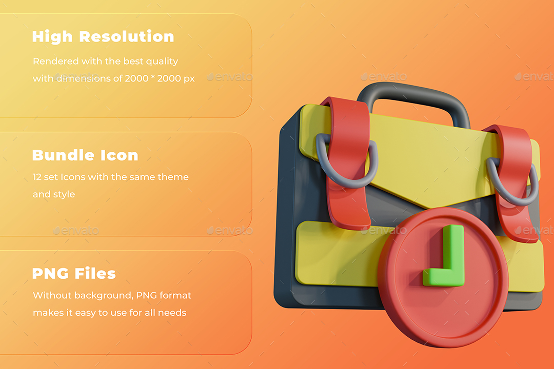 3D Job Vacancy Icon, Graphics | GraphicRiver