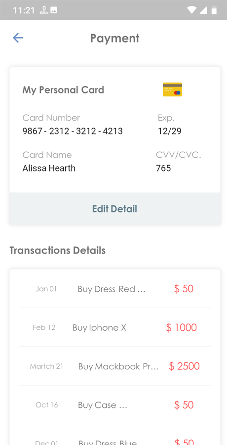 Treva Shop React Native ecommerce template in react native by JeffDevelopers