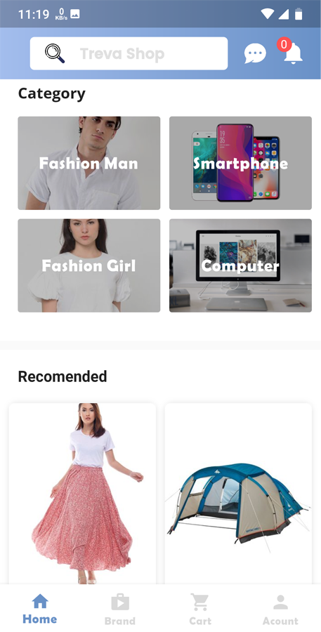 Treva Shop React Native ecommerce template in react native by ...