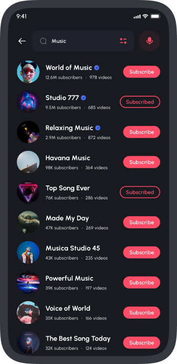 Tubevid - Video Sharing App React Native CLI Ui Kit by JsmThemes | CodeCanyon