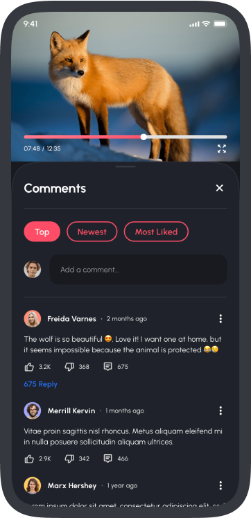 Tubevid - Video Sharing App React Native CLI Ui Kit by JsmThemes | CodeCanyon