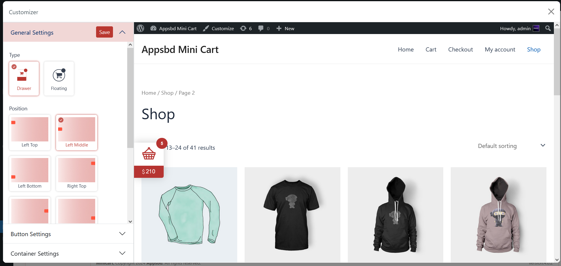 Mini Cart Drawer For WooCommerce by appsbd | CodeCanyon