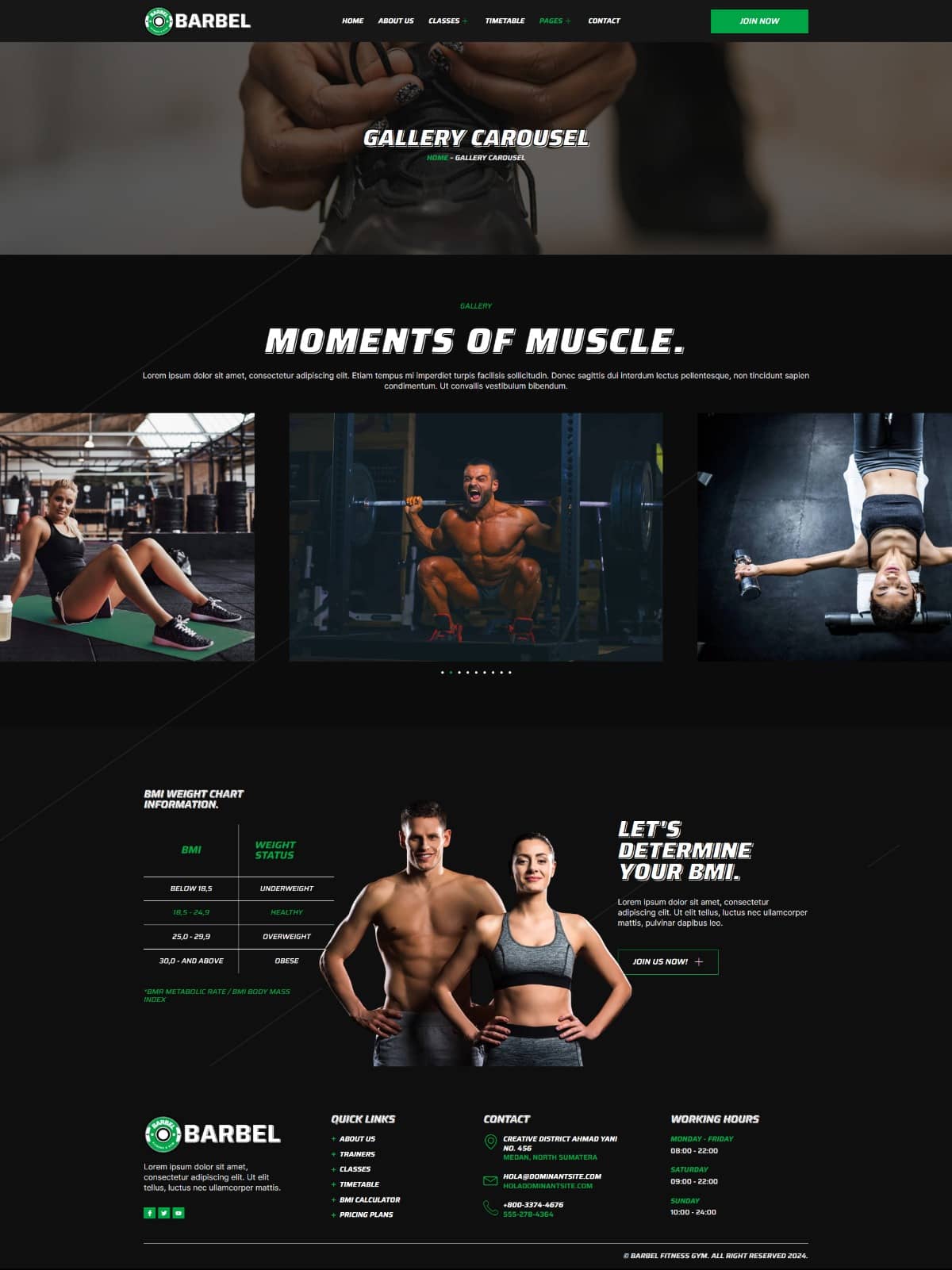 Barbel - Fitness Gym Elementor Template Kit by Dex-Theme | ThemeForest