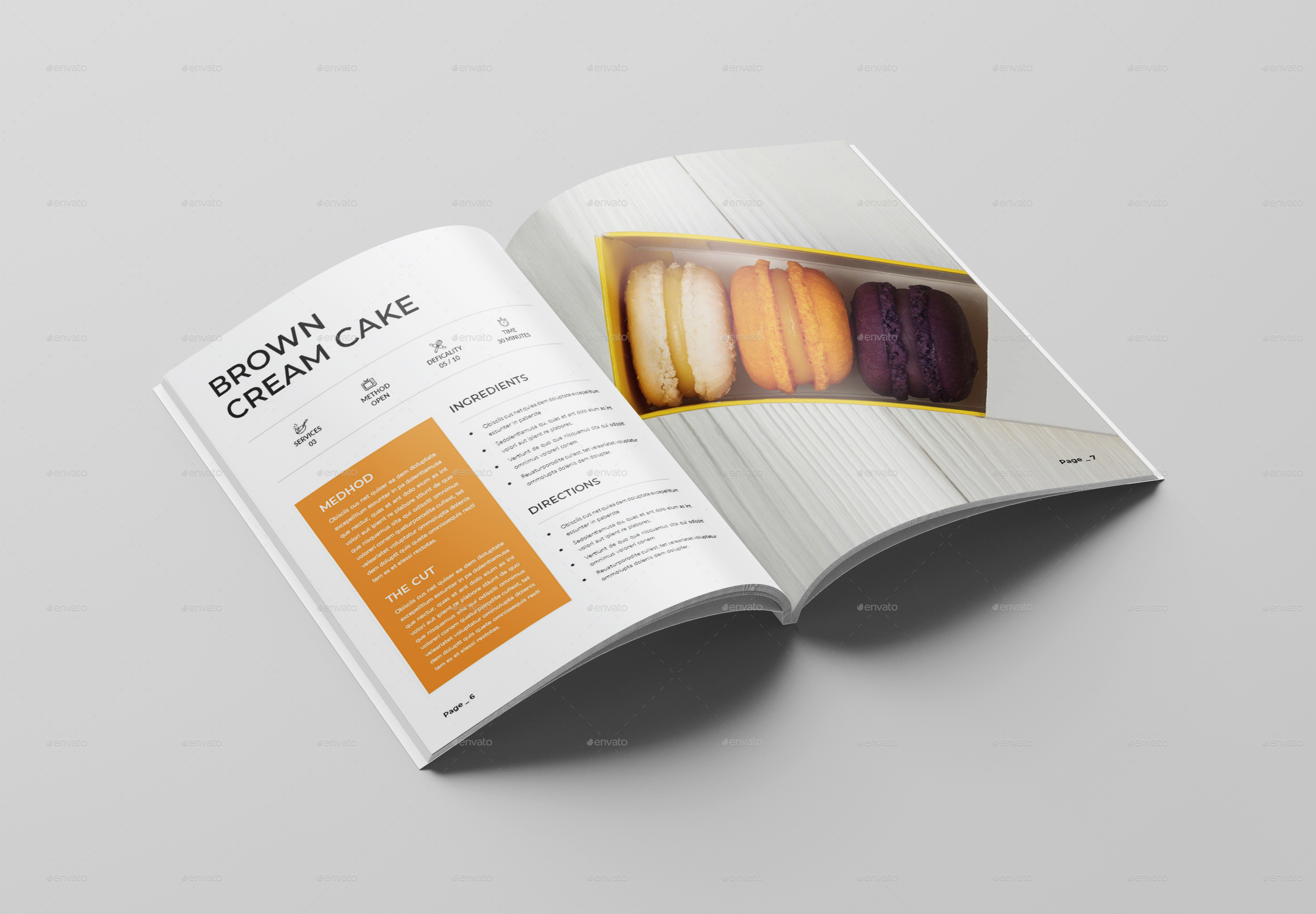 Cook Book Template, Print Templates | GraphicRiver