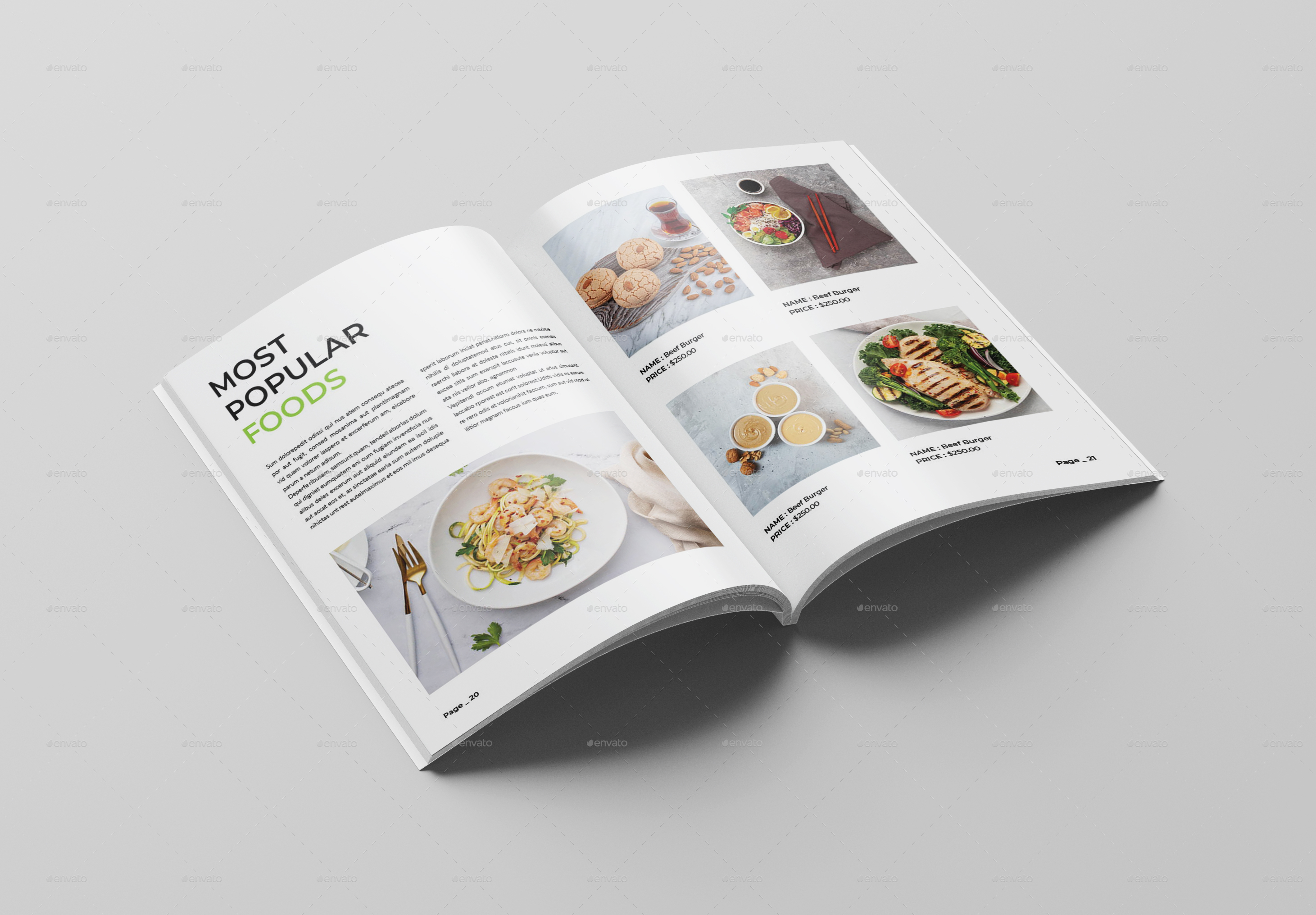 Cook Book Template, Print Templates | GraphicRiver