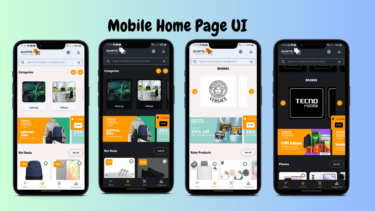 Flutter eCommerce Multi Vendor System, Admin panel, User App & Web With Vendor And Rider App by ...