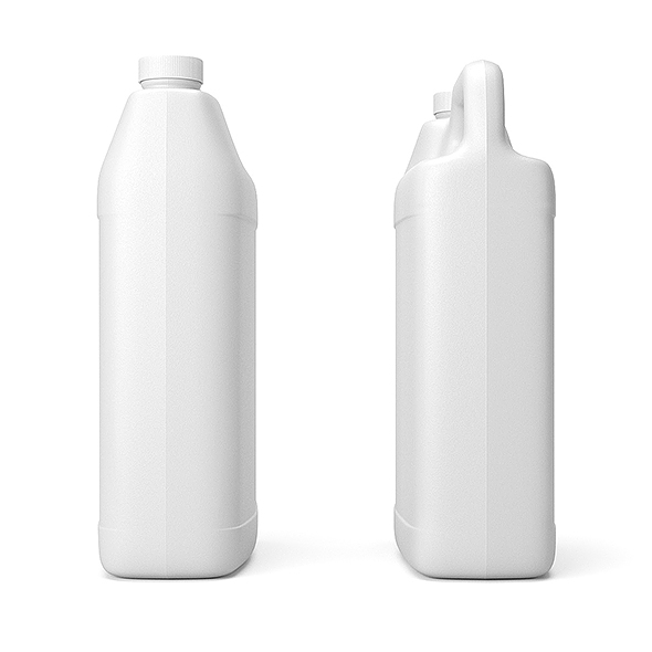 Plastic F-Style Bottle 1 Gallon by ShineLine | 3DOcean