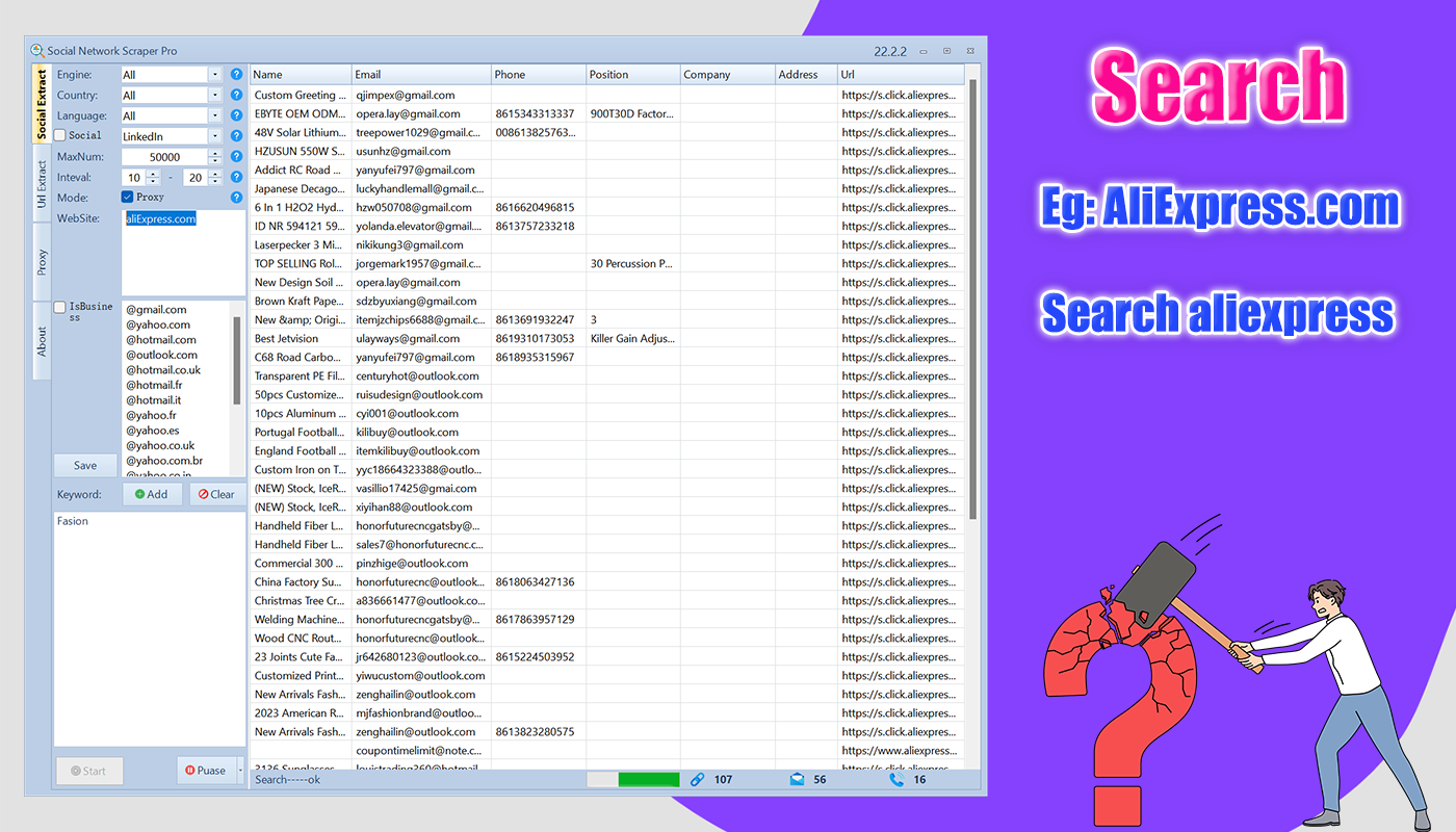 Social Network Data Scraper Pro by IonicStudio | CodeCanyon