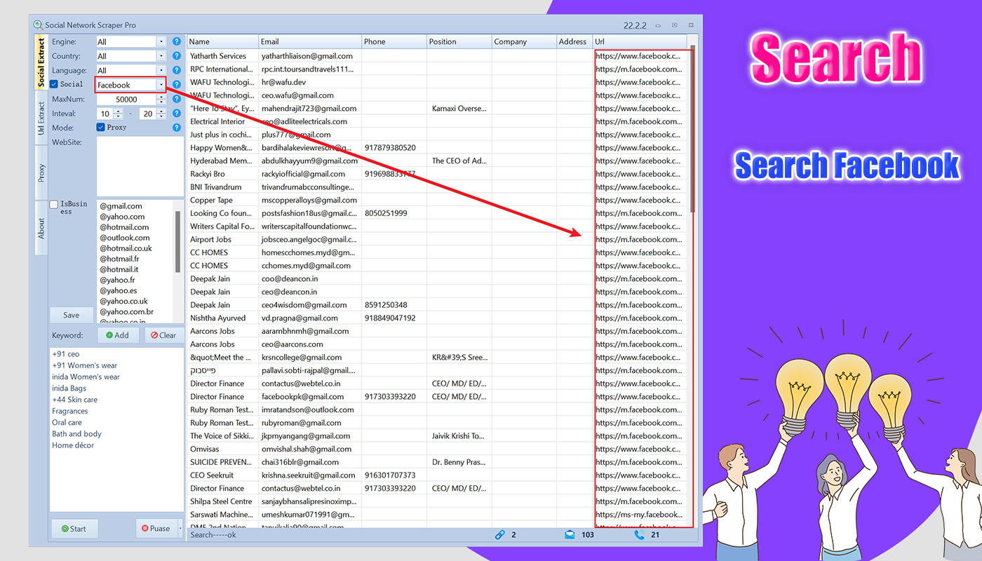 Social Network Data Scraper Pro by IonicStudio | CodeCanyon