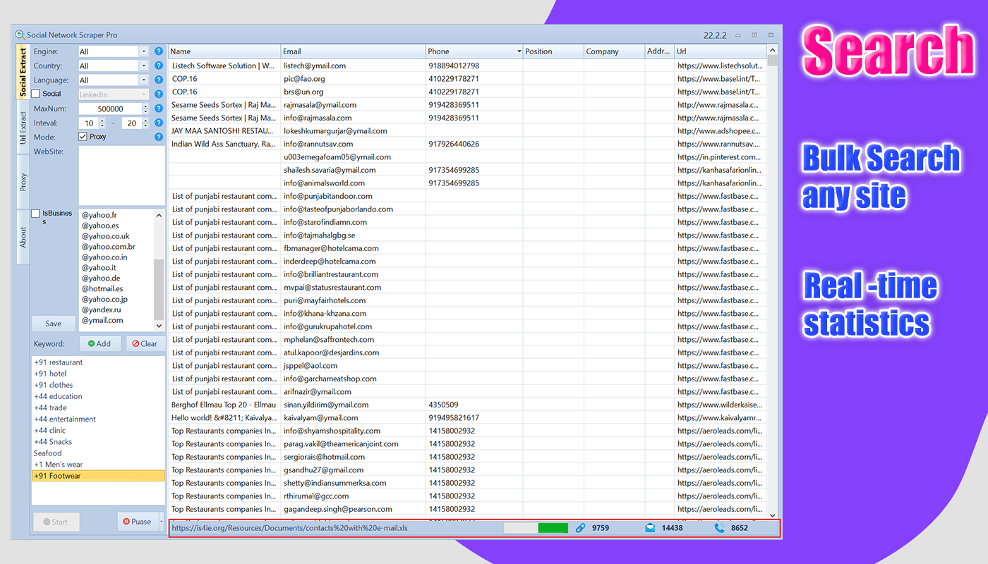 Social Network Data Scraper Pro by IonicStudio | CodeCanyon