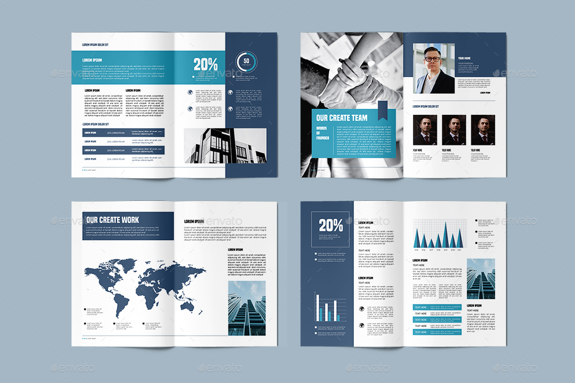 Company Profile Template, Print Templates | GraphicRiver