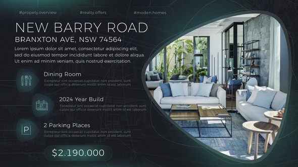 Real Estate Glass Slides, After Effects Project Files | VideoHive