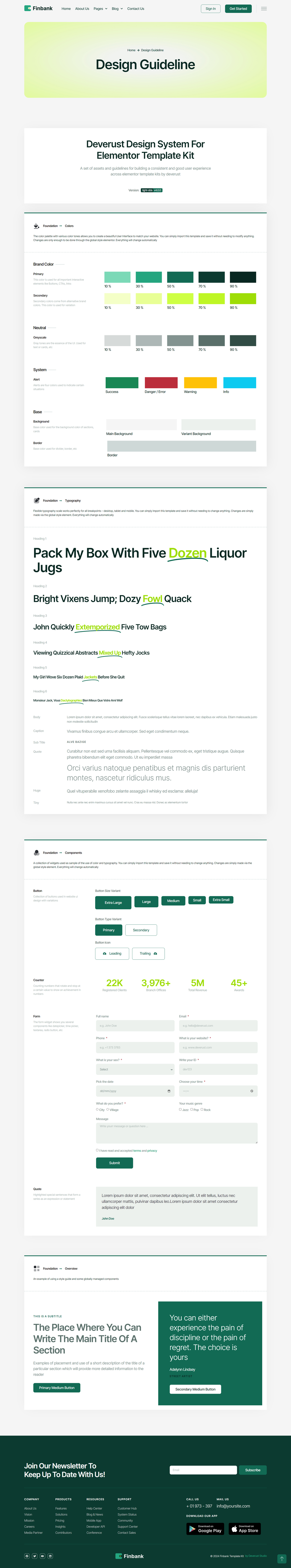Finbank - Digital Banking & Fintech Elementor Template Kit by deverust