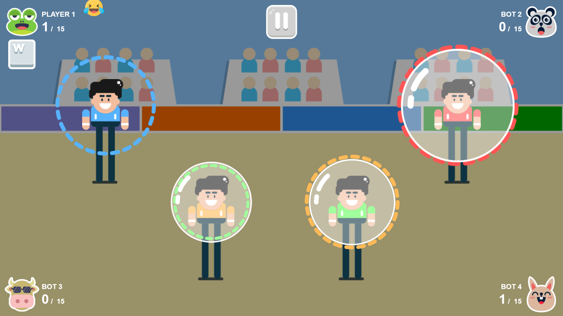 Bubble 1 4 Player Mode Construct 3 C3p By Thisismerson Codecanyon