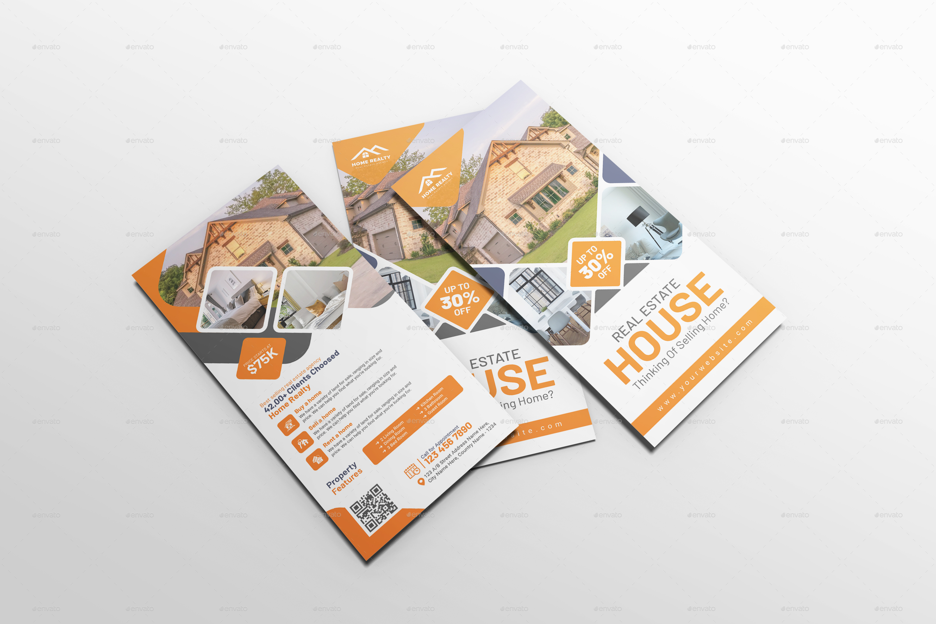 Real Estate Rack Card Design, Print Templates | GraphicRiver