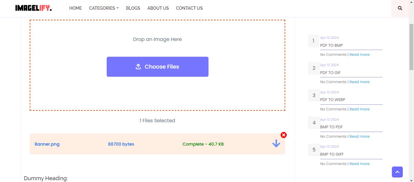 Imagify - Image Converter Blogger Script by Amanetali44 | CodeCanyon