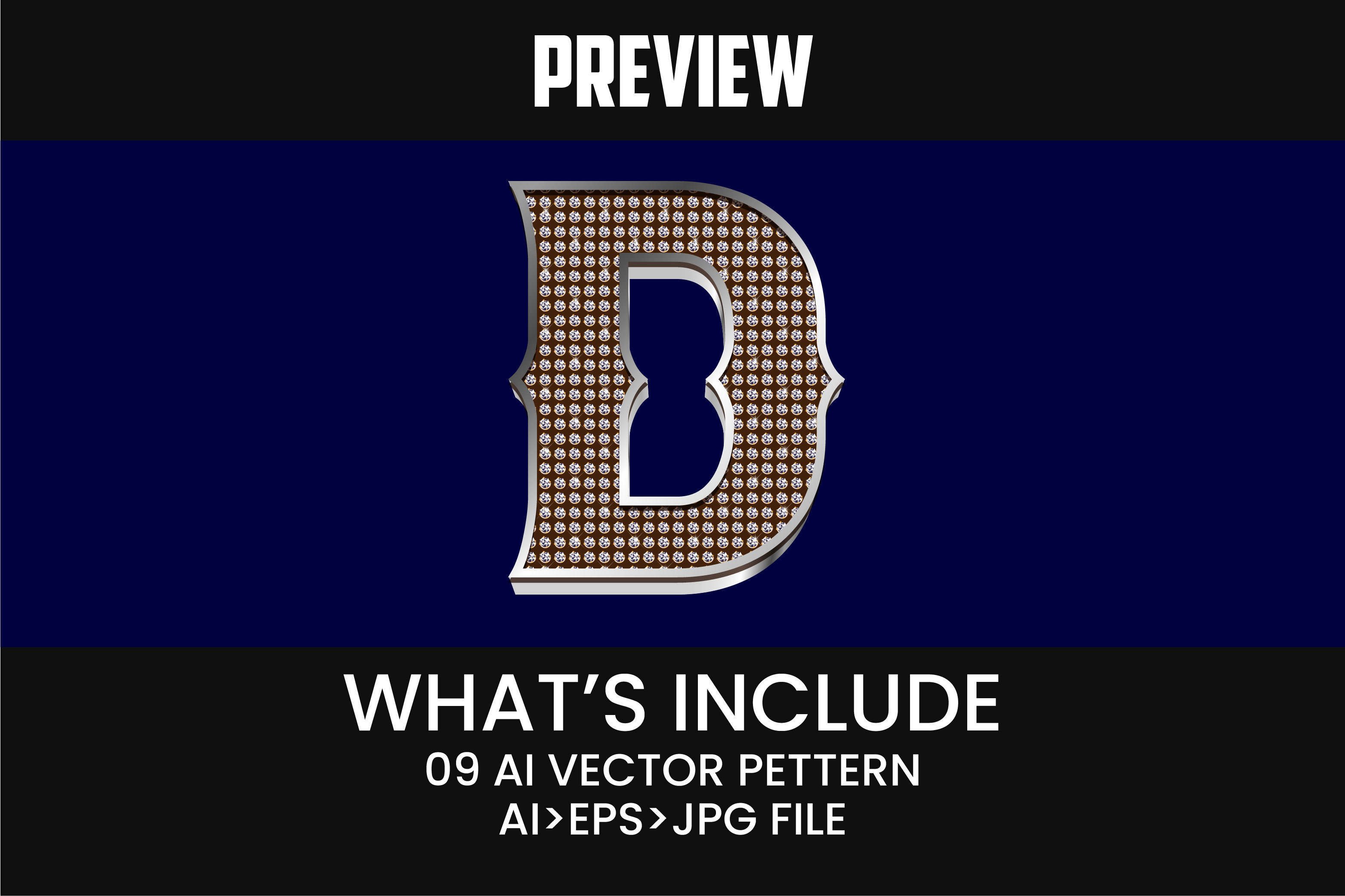 Realistic Editable Diamond Pattern, Add-ons | GraphicRiver