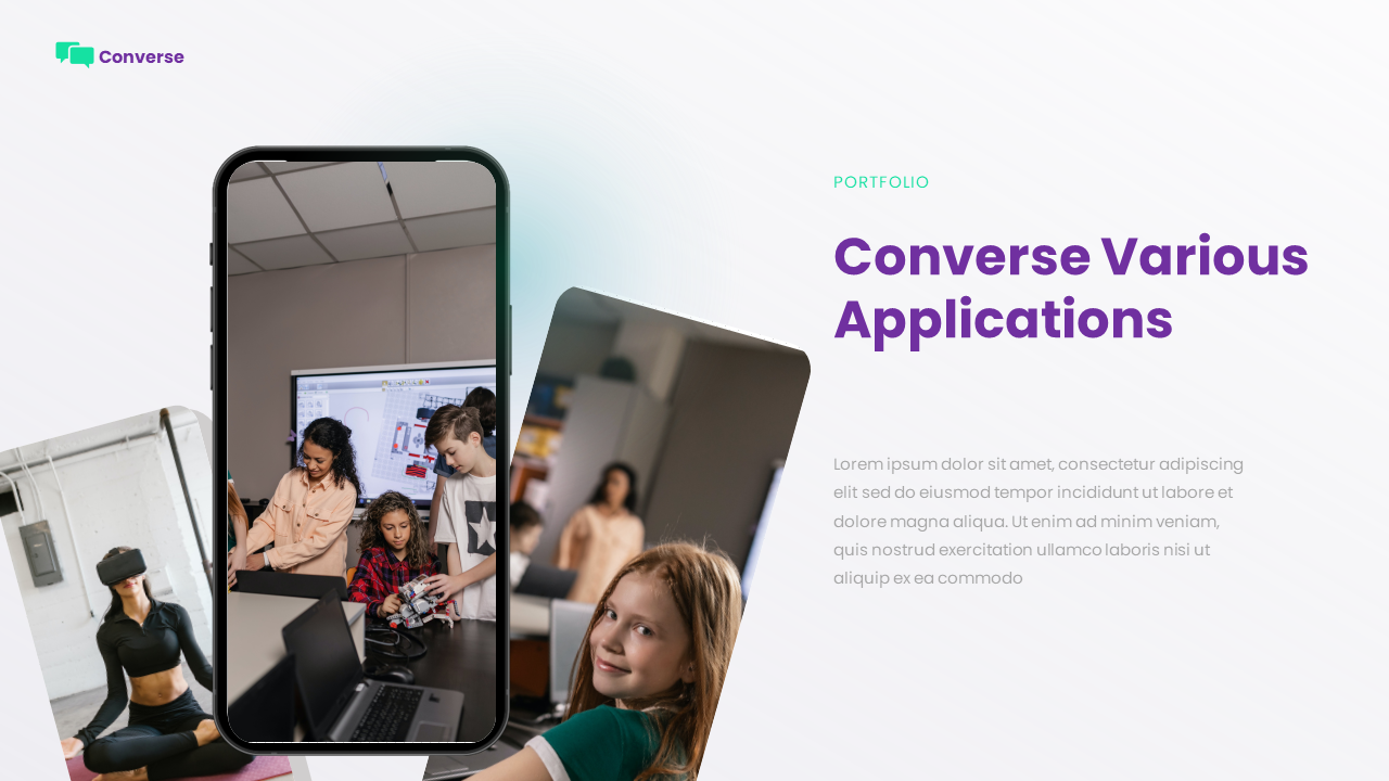 Converse - Saas & AI Presentation, Presentation Templates | GraphicRiver