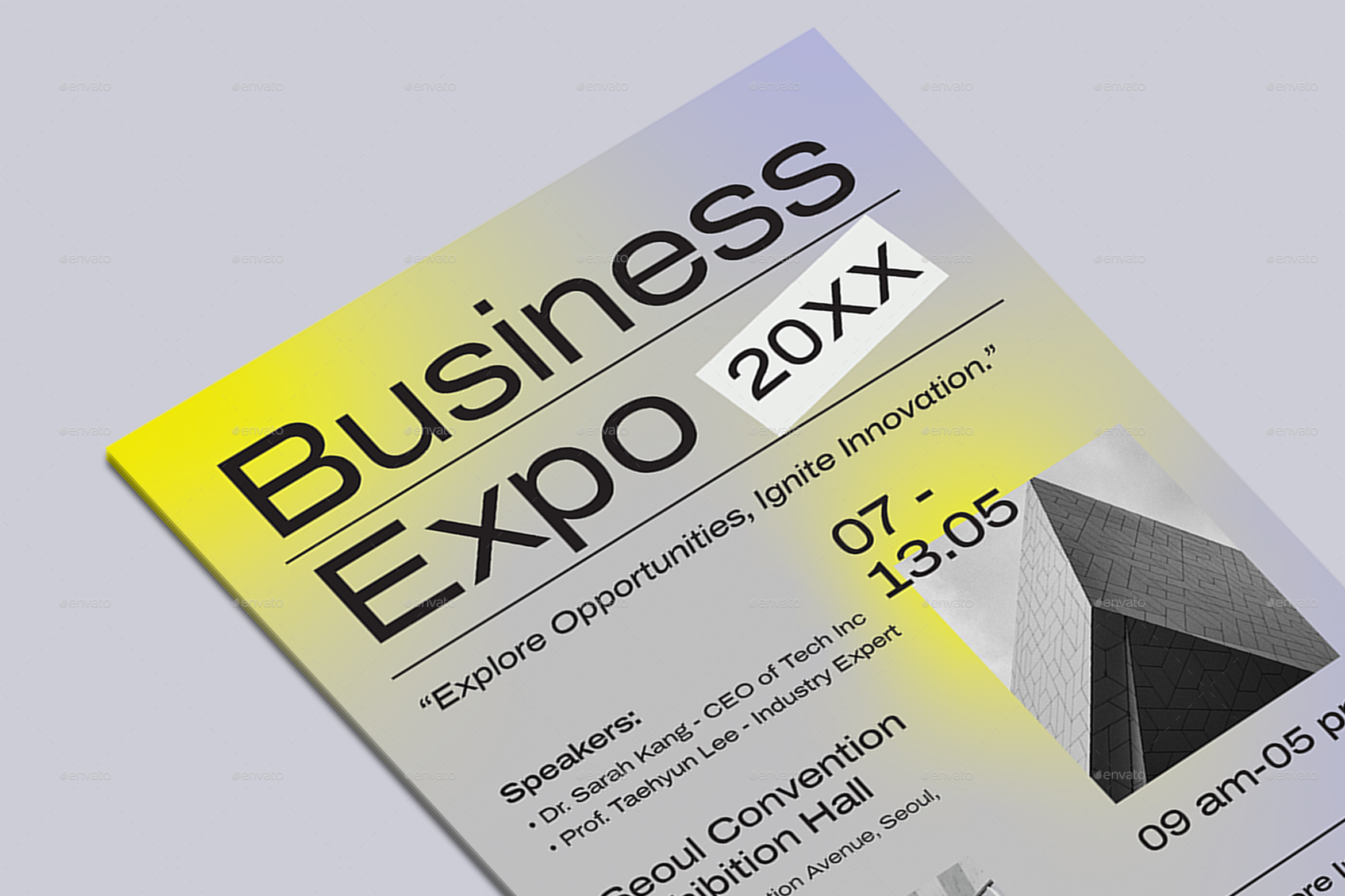 Business Expo Flyer Template, Print Templates | GraphicRiver