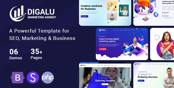 Digalu - Digital Marketing Agency Template by validthemes | ThemeForest