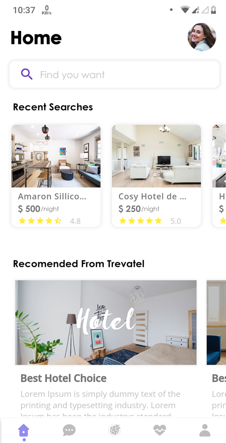 Flux Hotel booking app and Travel app in Flutter 3.0 hotel app by ...