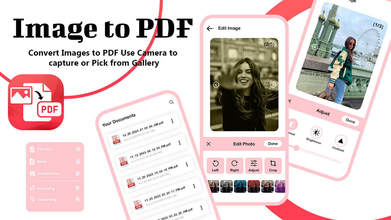 Image to PDF - Compress PDF - Photo Editing - converted PDF - Photo ...