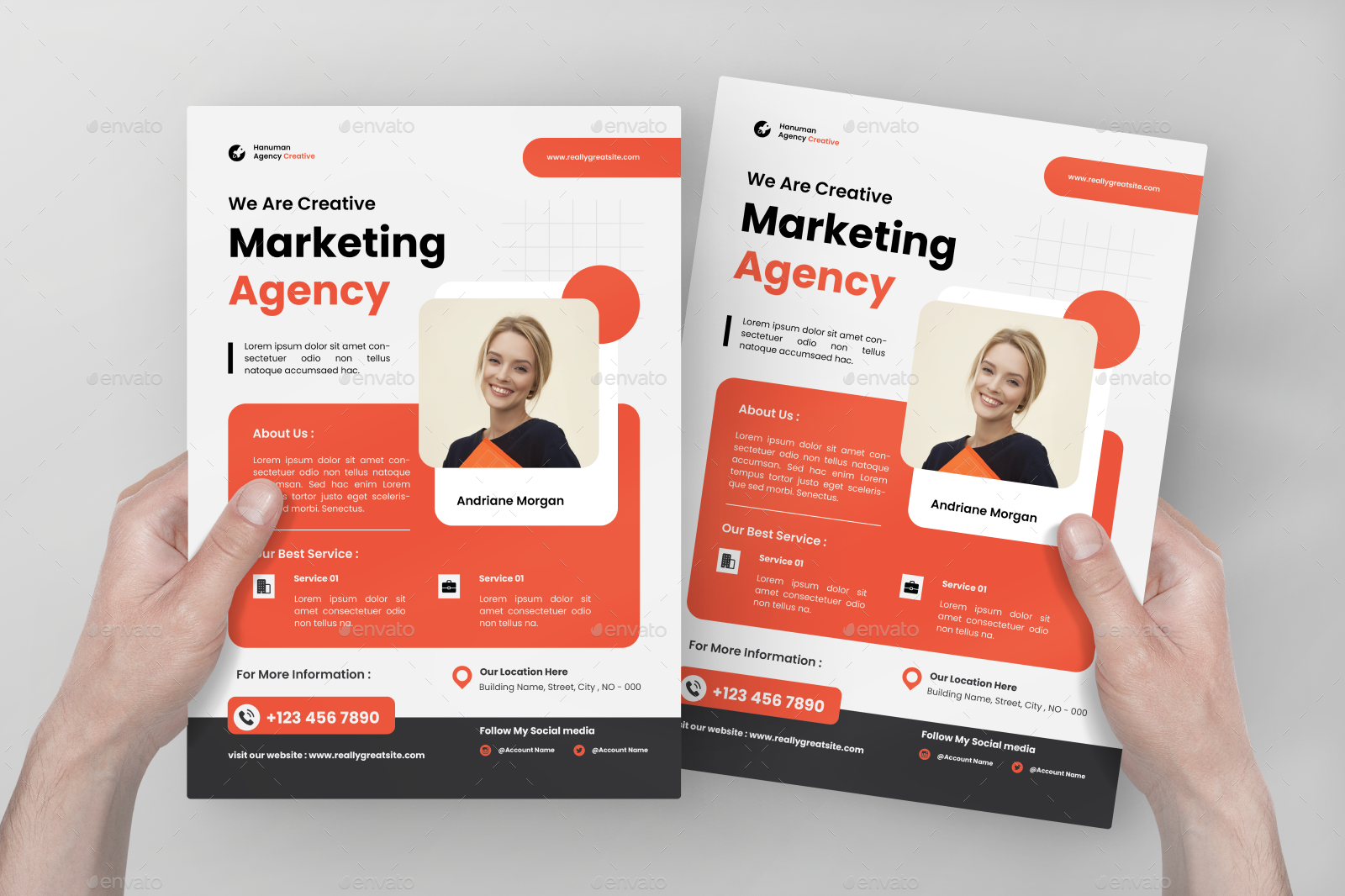 Marketing Agency Flyer, Print Templates | GraphicRiver