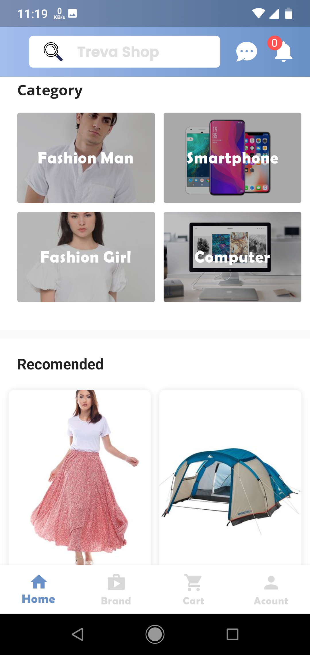 Flutter Treva Shop Ecommerce UI KIT in flutter 3.0 e-commerce store ...