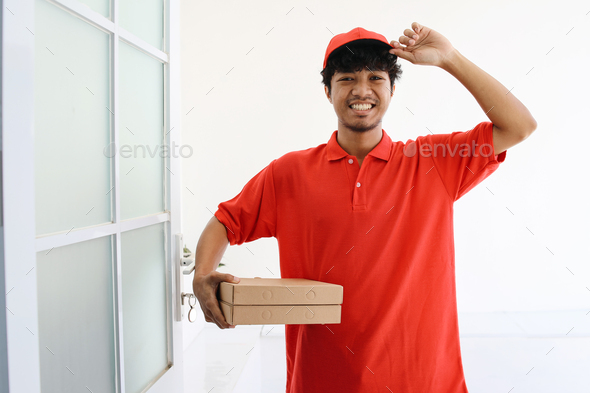 Pizza Deliveryman Stock Photo by Garakta-Studio | PhotoDune